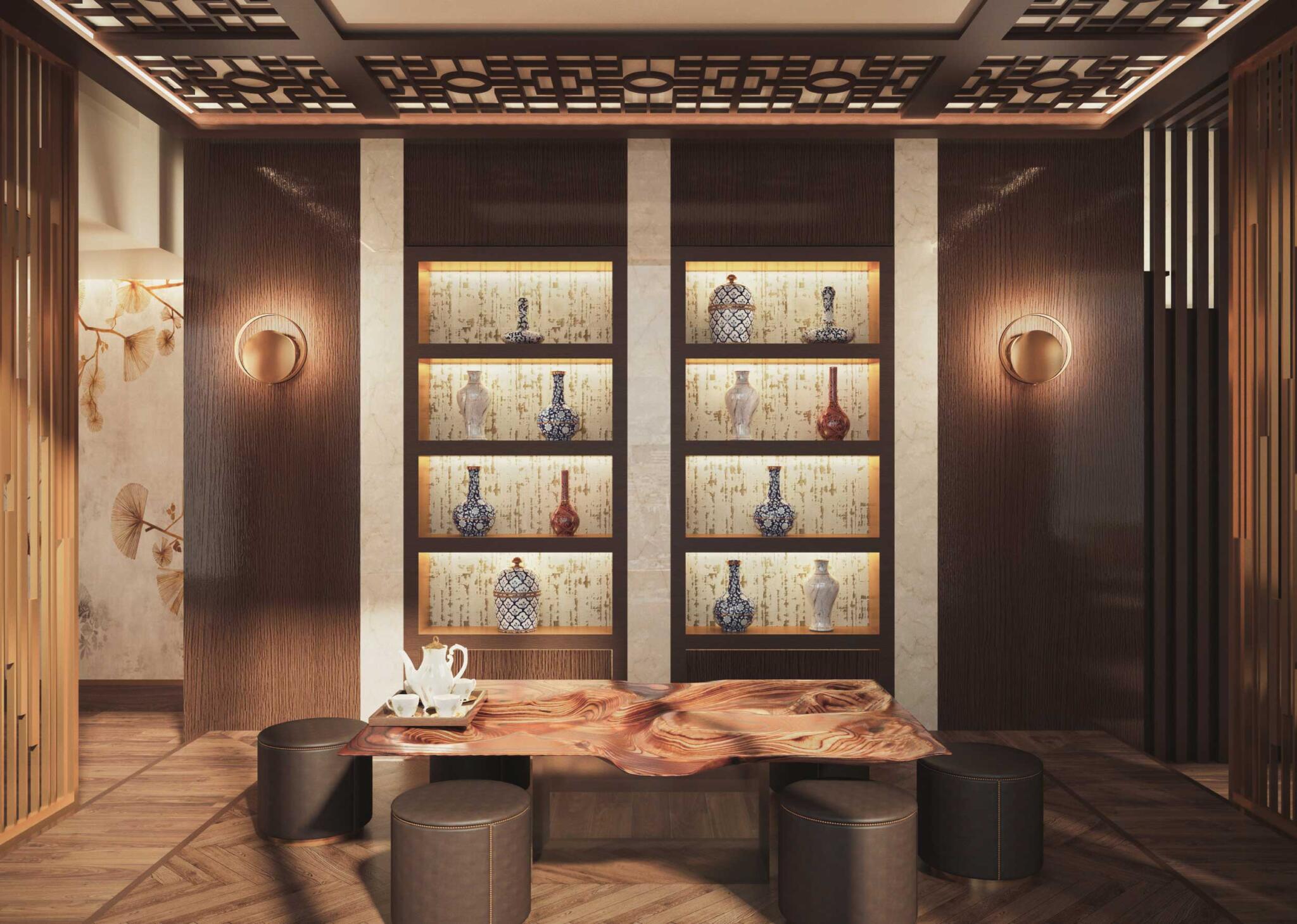 Neo Traditional Chinese Loft - Escape Integrated Wellness Design